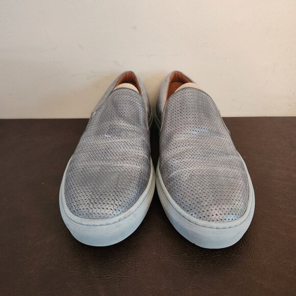 Aquatalia | Shoes | Aquatalia Franco Waterproof Mens Gray Loafers Size ...